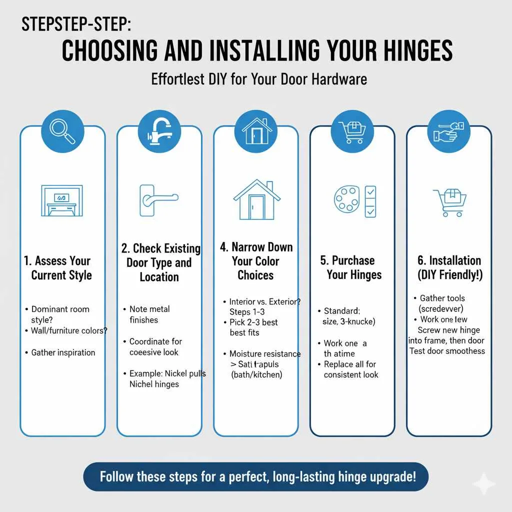 What Color Hinges For White Doors: Best Choices