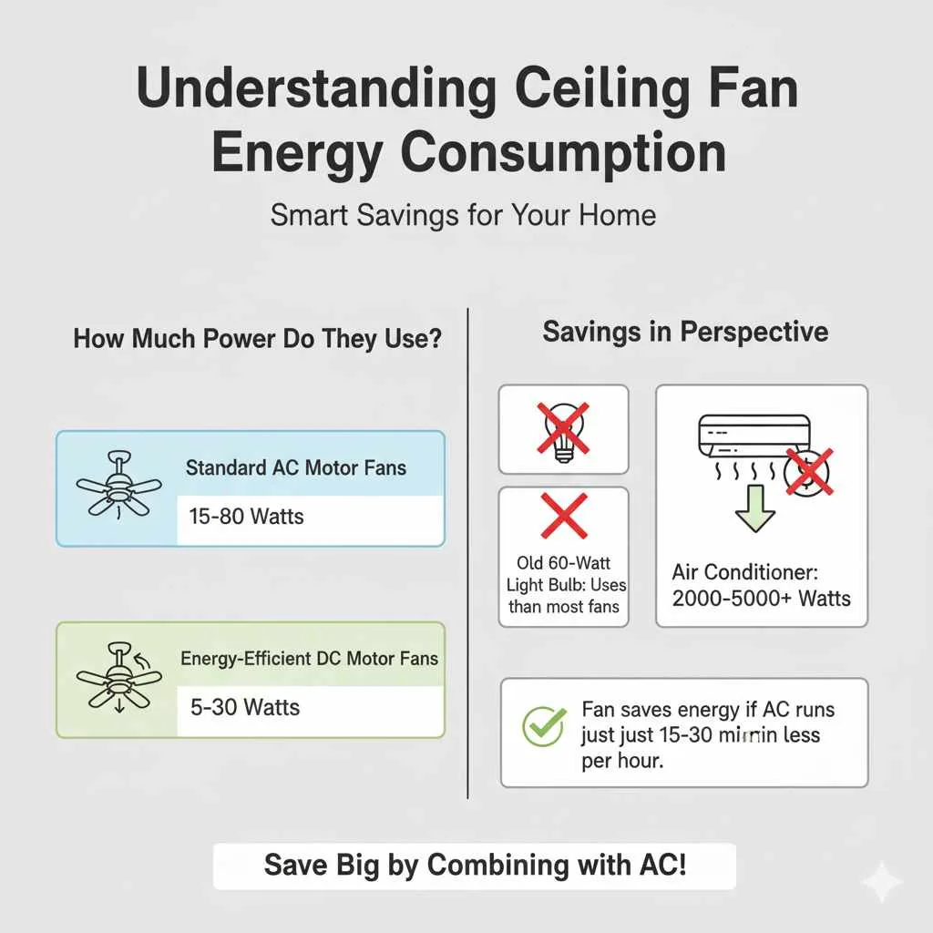 Does Ceiling Fan Help AC? Genius Energy Saver