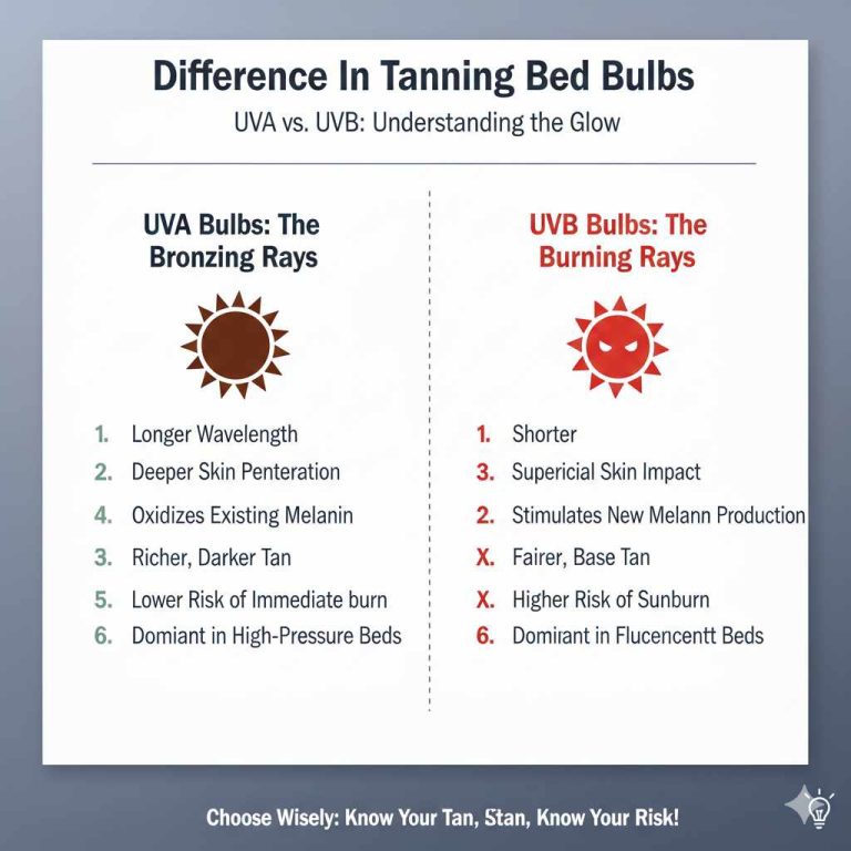 Difference In Tanning Bed Bulbs: Proven Essential Facts
